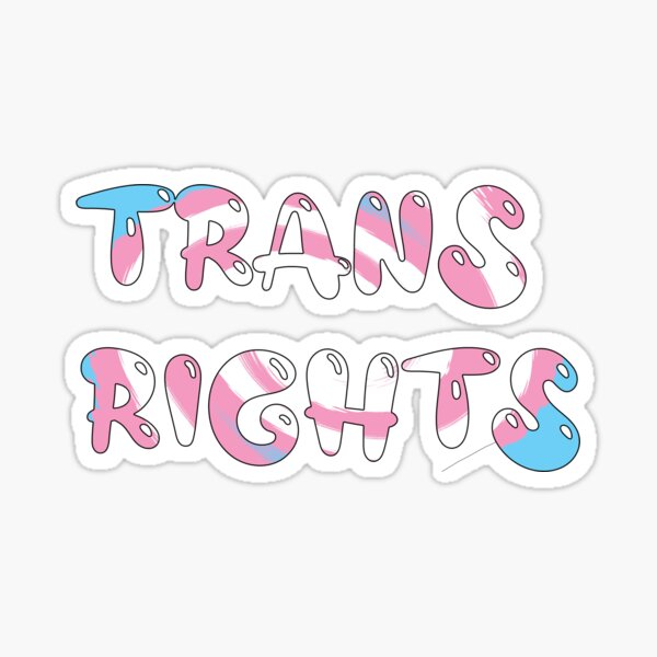 "Trans Rights" Sticker for Sale by Reion | Redbubble