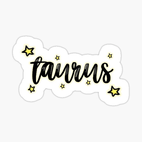 "Taurus" Sticker for Sale by lisasaru | Redbubble