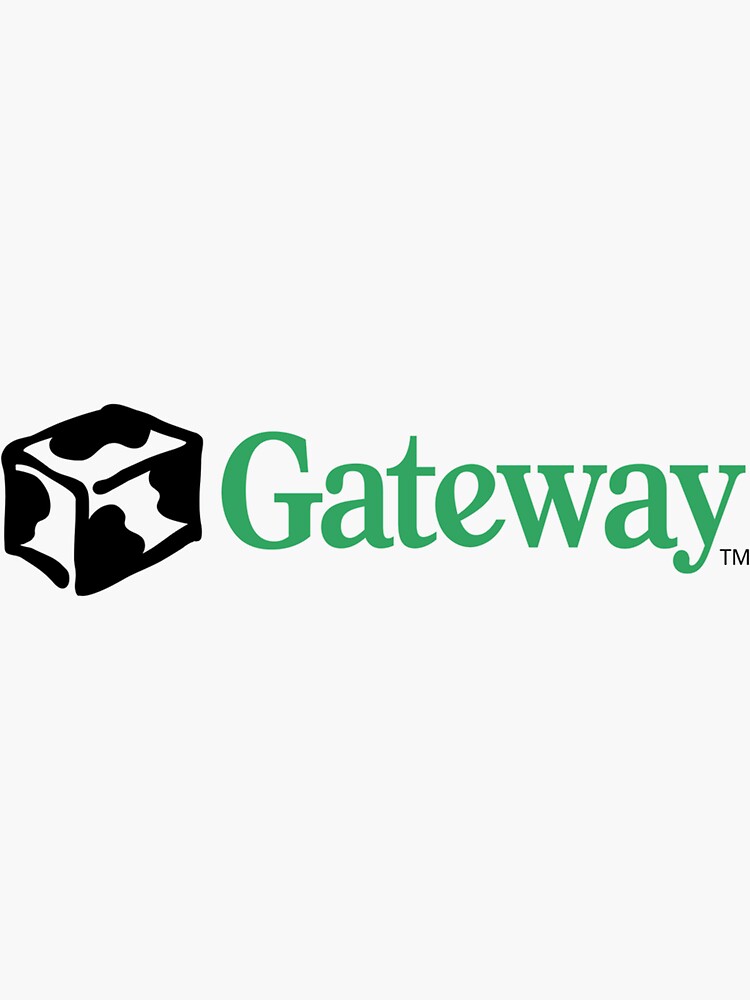 "Gateway Computers" Sticker for Sale by laurelwolf77 | Redbubble