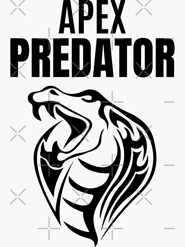 "Apex Predator - snake" Sticker for Sale by RIVEofficial | Redbubble