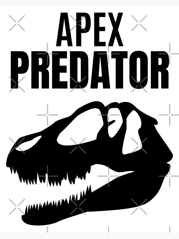 "Apex Predator - T-Rex skull" Poster for Sale by RIVEofficial | Redbubble