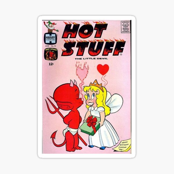 Hot Stuff The Little Devil Stickers Redbubble