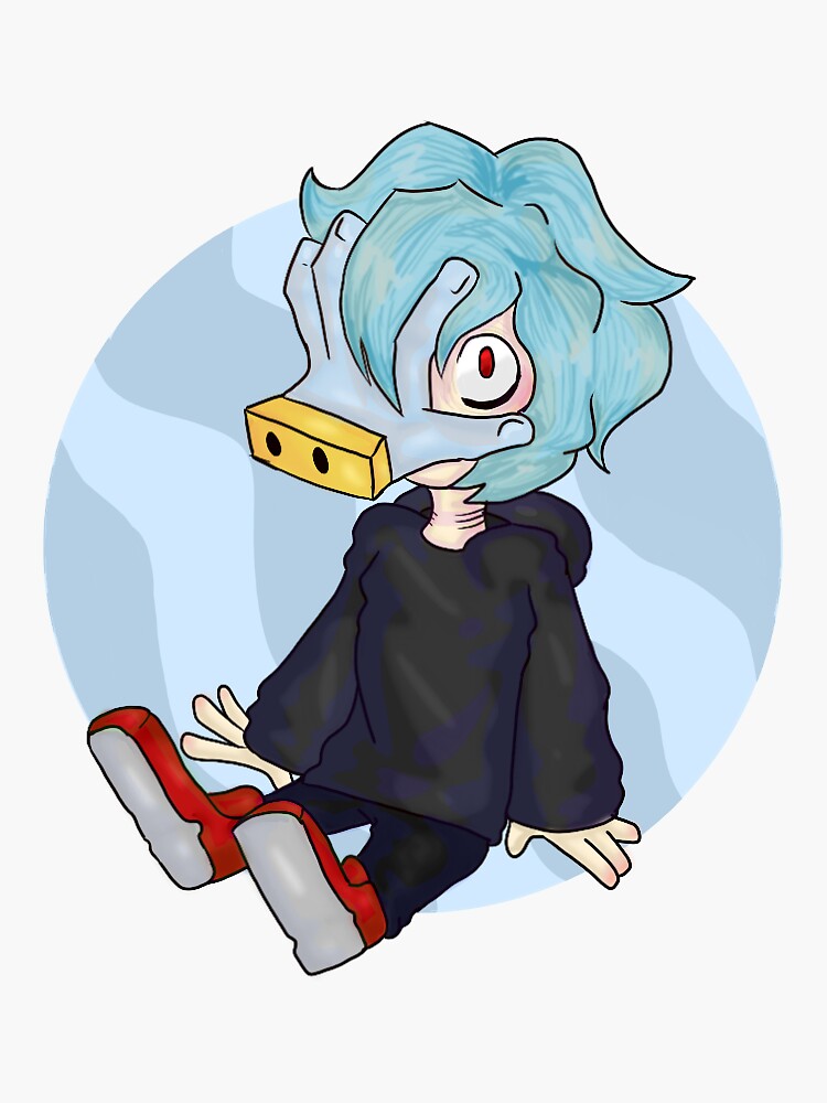 "Cute Chibi Shigaraki Bnha Fanart" Sticker by Wisp869 | Redbubble