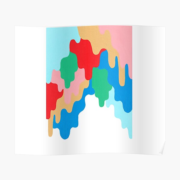"Drippy Trippy" Poster by fernchoonet | Redbubble