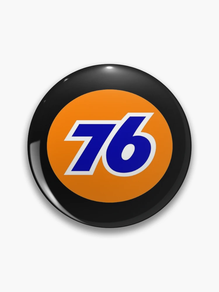 76 Gas Logo 76 Gas Station Standard White Badge $11.65