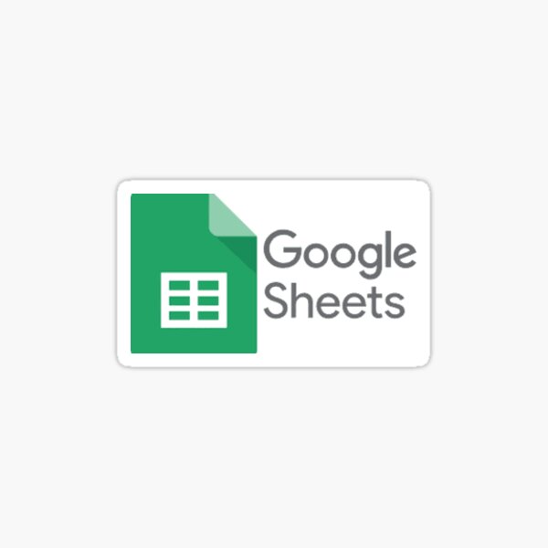 "google sheets duvet sheets" Sticker for Sale by wowiskate | Redbubble