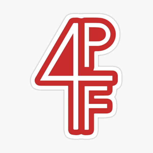 "4pf new" Sticker for Sale by StoreChart | Redbubble