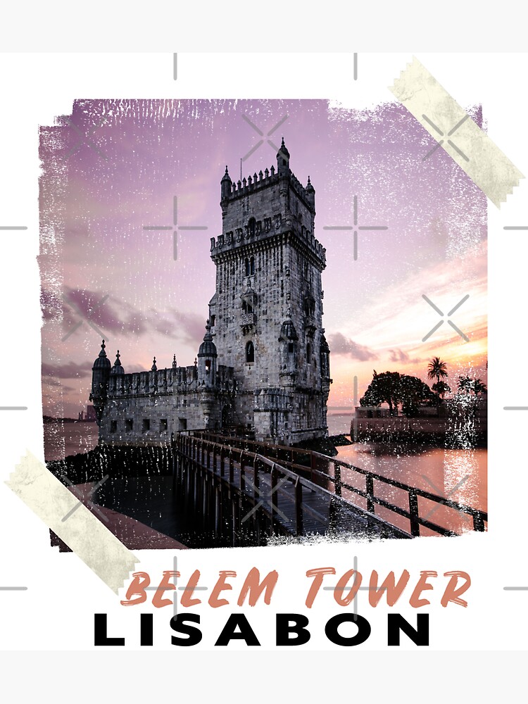 "Belem Tower Lisabon Poster" Sticker for Sale by frigamribe88 | Redbubble
