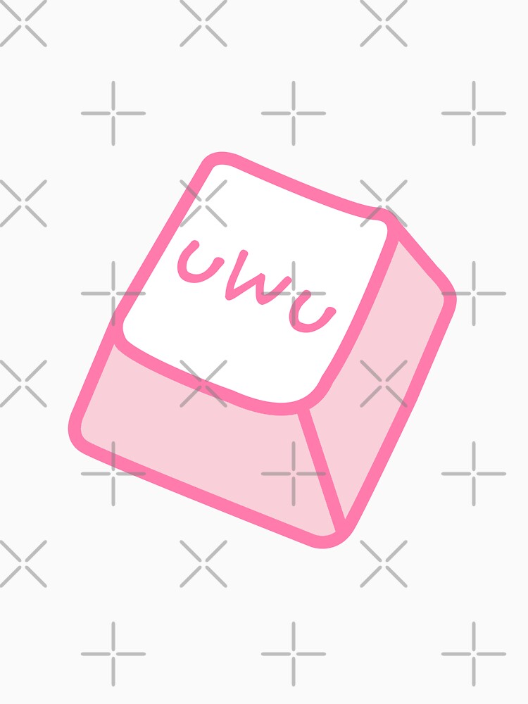 "uwu key" T-shirt by Ilzarklapaucius | Redbubble