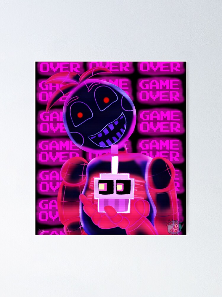 "Game Over Chica" Poster by lazycloud | Redbubble