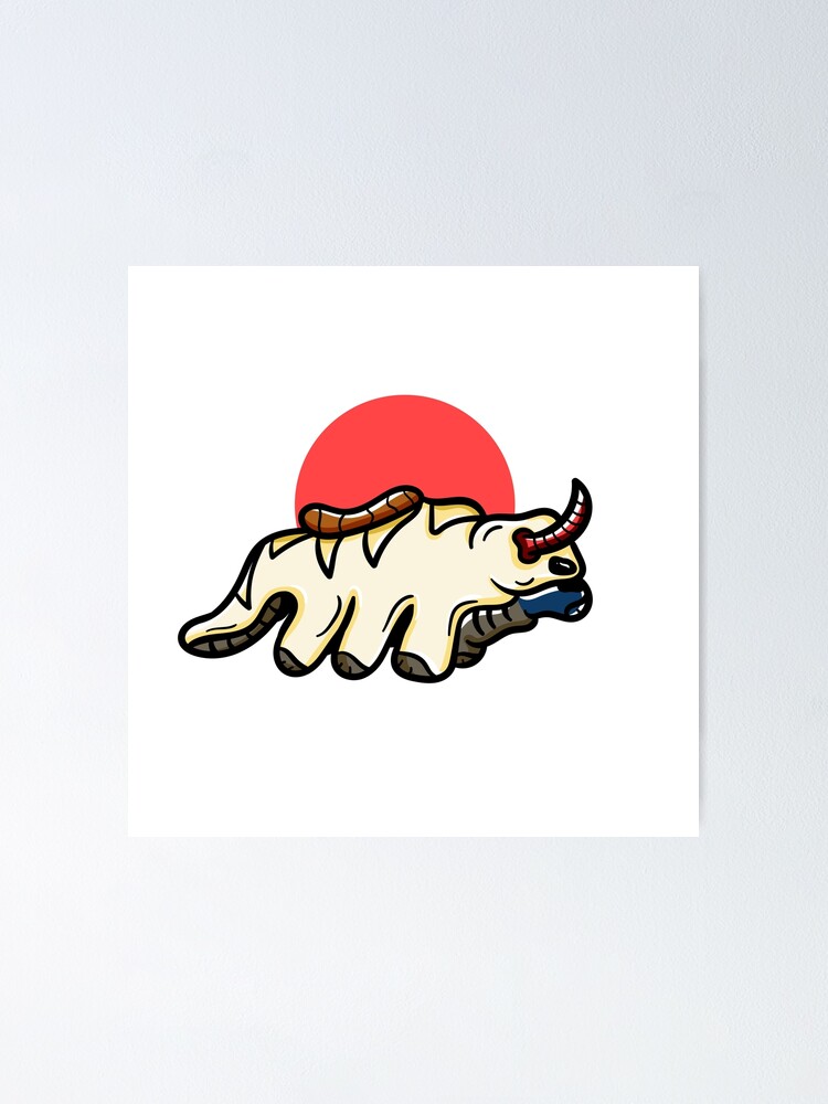 "Appa flying avatar" Poster by Dzulhan | Redbubble