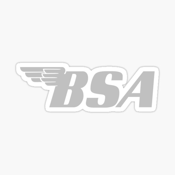 "BSA Motorcycles" Sticker for Sale by AuldynApparel | Redbubble