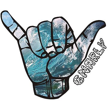 "gnarly" Sticker for Sale by acaciablue | Redbubble