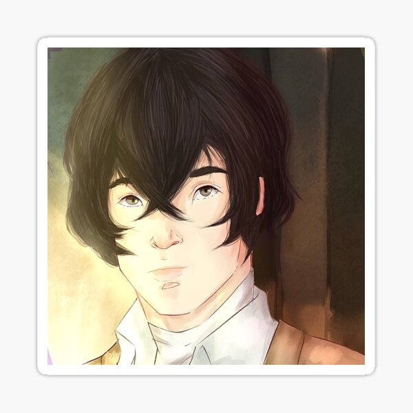 "Dazai Osamu" Sticker by Kattdraws | Redbubble
