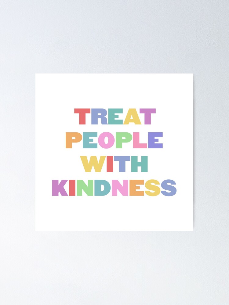 "Harry Styles Treat People With Kindness - Rainbow" Poster for Sale by ...