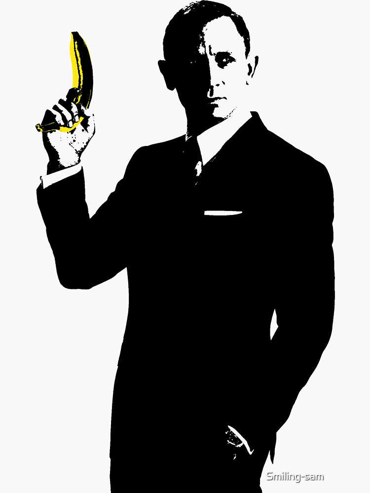 "Bondnana" Sticker for Sale by Smiling-sam | Redbubble