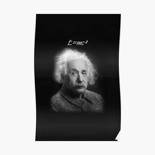 "E=mc2 " Poster for Sale by CatherineV | Redbubble