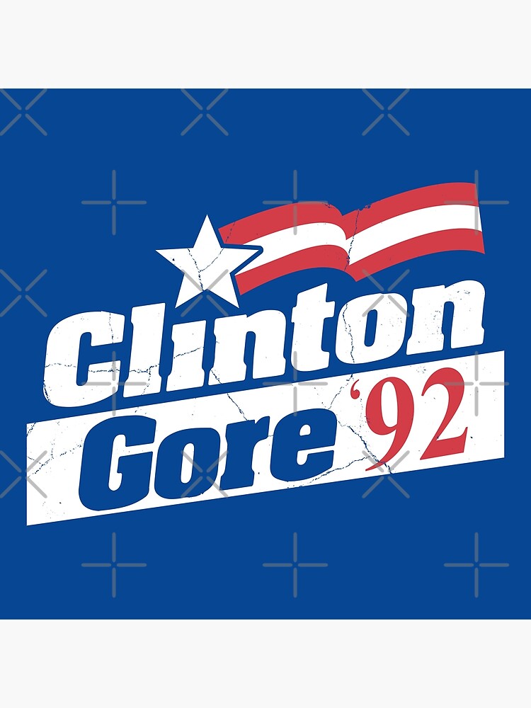 "Clinton Gore 92" Poster for Sale by DeadRight | Redbubble
