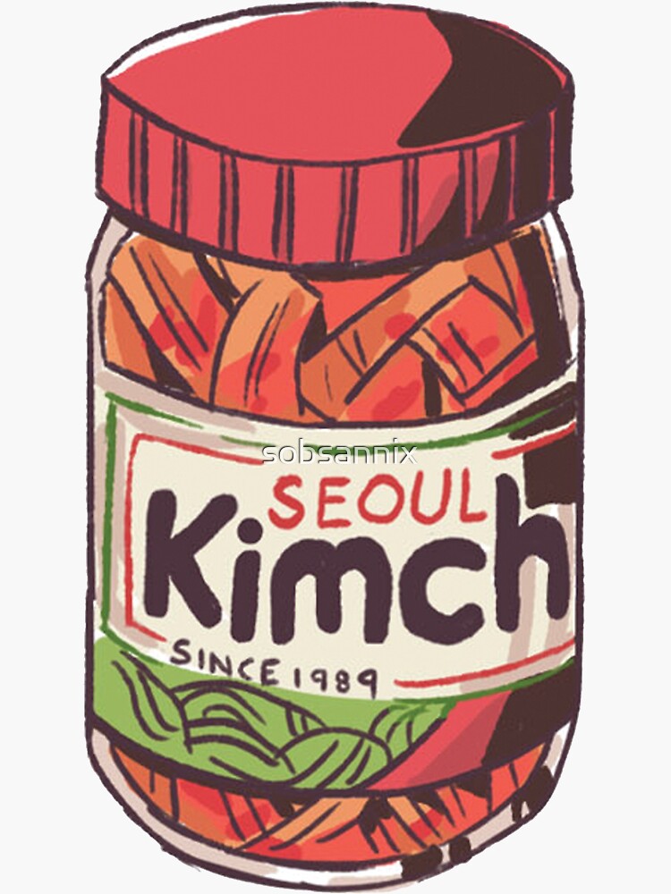 "Kimchi Kimchi" Sticker for Sale by sobsannix | Redbubble