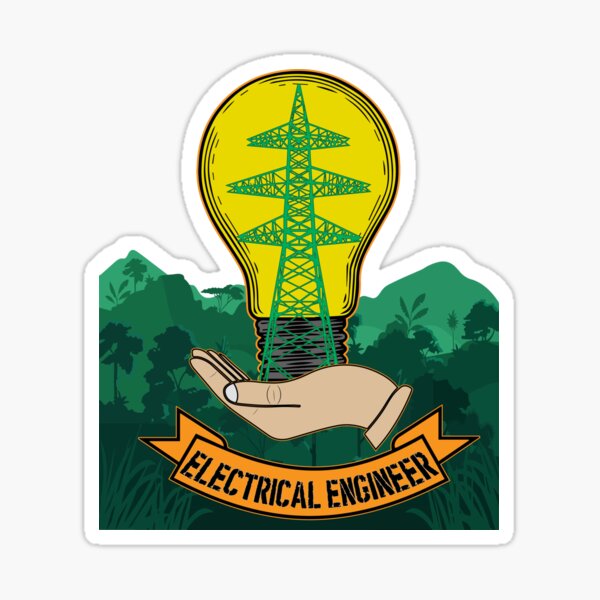 "Electrical Engineer" Sticker for Sale by RemonPRO | Redbubble