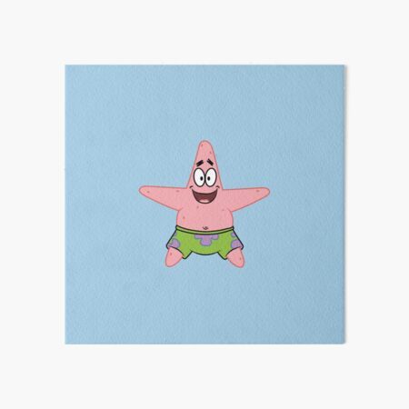 "Patrick Star" Art Board Print for Sale by FatNuggets | Redbubble