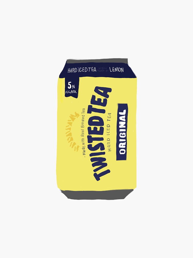 "Twisted Tea Can" Sticker for Sale by bellamarie803 | Redbubble