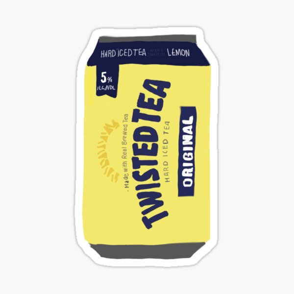 "Twisted Tea Can" Sticker for Sale by bellamarie803 | Redbubble
