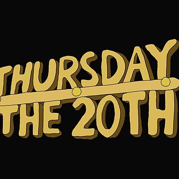 "The Simpsons Thursday the 20th" Poster for Sale by thebcarts | Redbubble