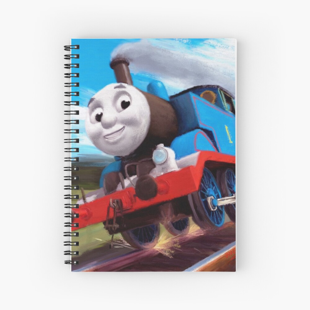 "Thomas the Tank" Spiral Notebook for Sale by artbyjames | Redbubble