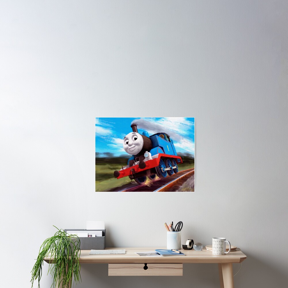 "Thomas the Tank" Poster for Sale by artbyjames | Redbubble