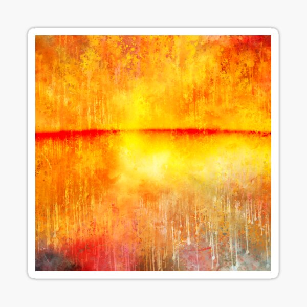 "Heatmap Abstract" Sticker for Sale by WesternExposure | Redbubble