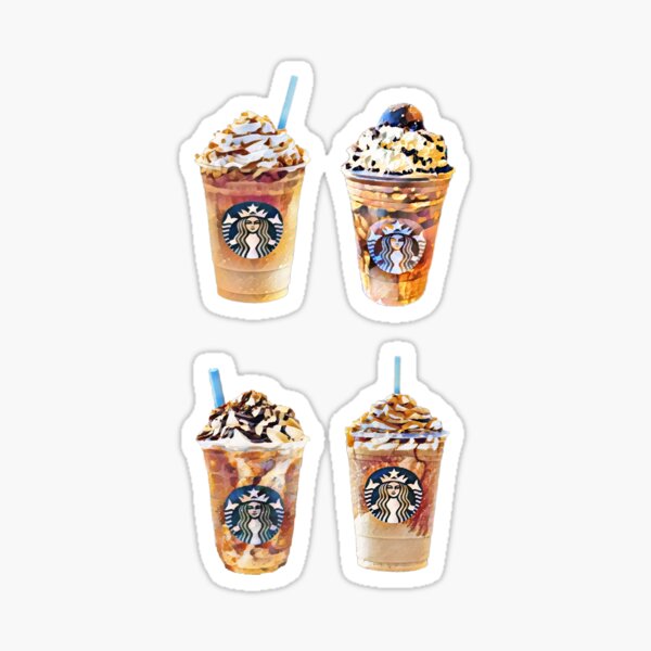 "Iced Coffee Frappe Collection" Sticker for Sale by thestickrshop ...