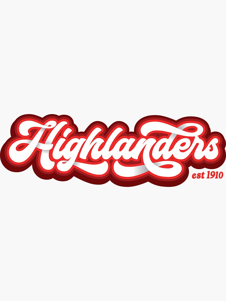 "Highlanders" Sticker by dingdesigns | Redbubble