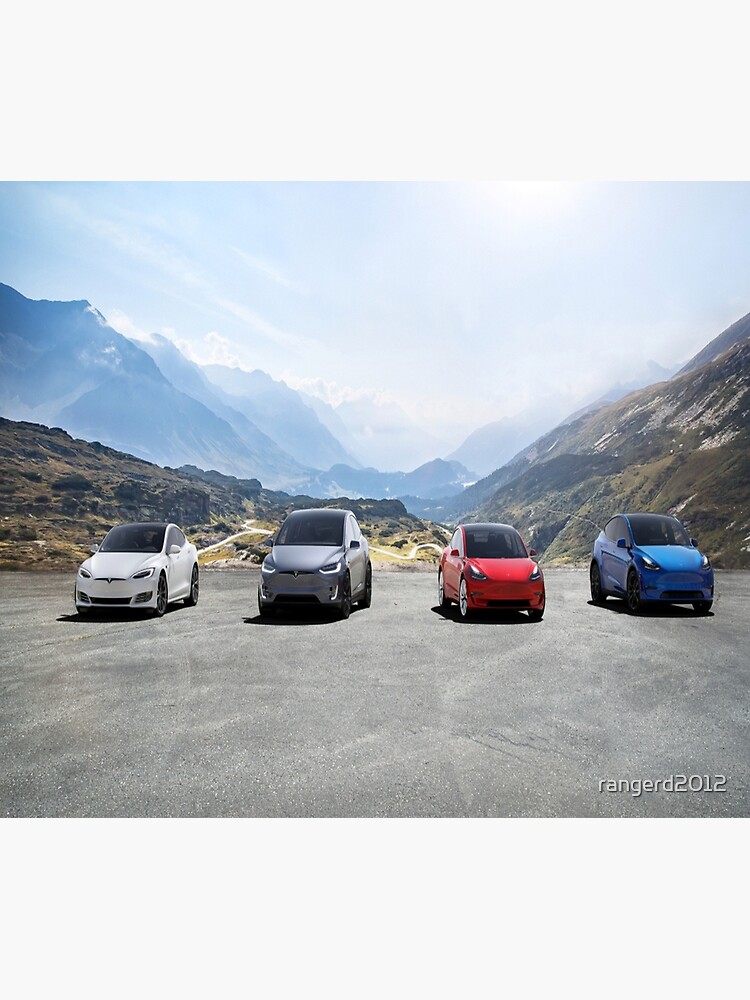 "Tesla Fleet Family " Poster by rangerd2012 | Redbubble
