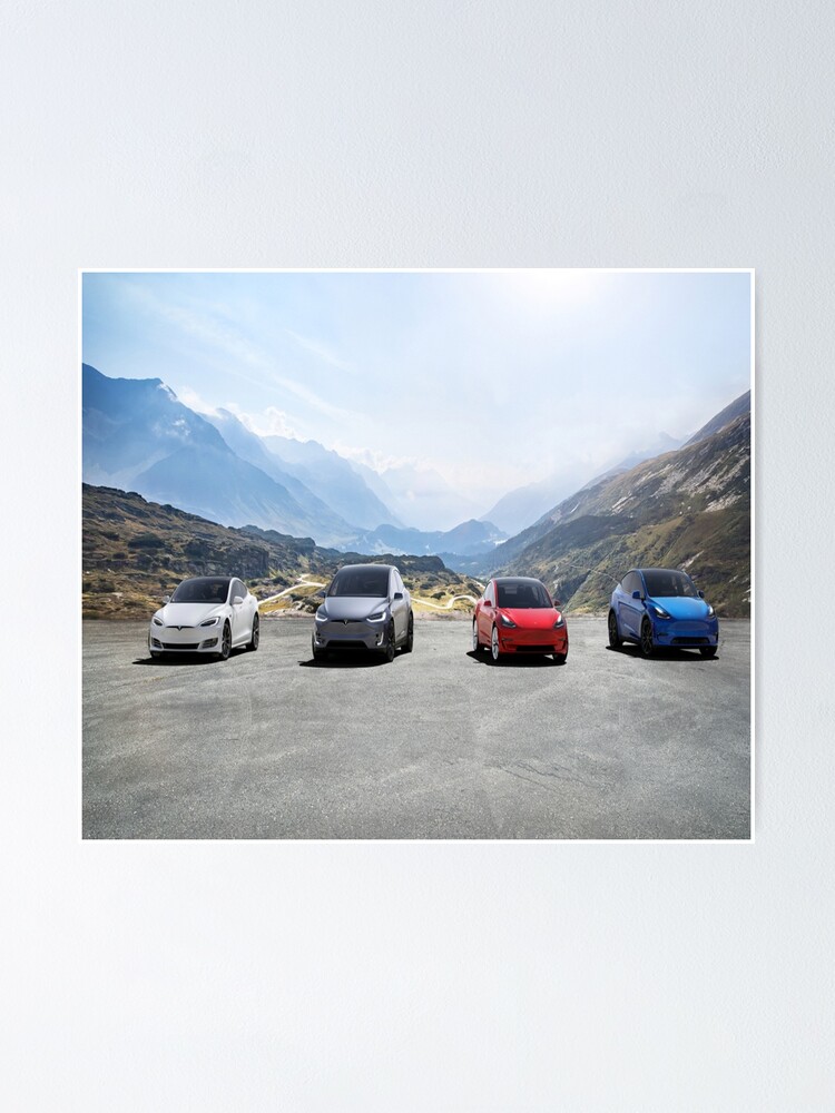 "Tesla Fleet Family " Poster by rangerd2012 | Redbubble