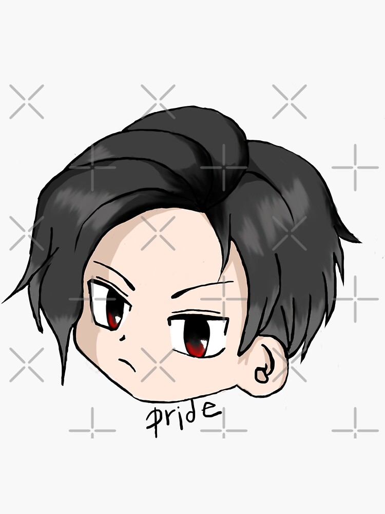 "Obey Me! Lucifer Chibi" Sticker by PurrfectPixels | Redbubble