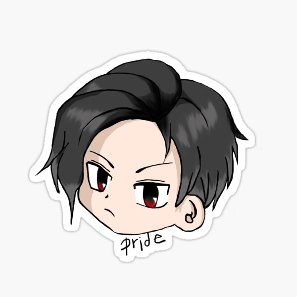 "Obey Me! Lucifer Chibi" Sticker by PurrfectPixels | Redbubble