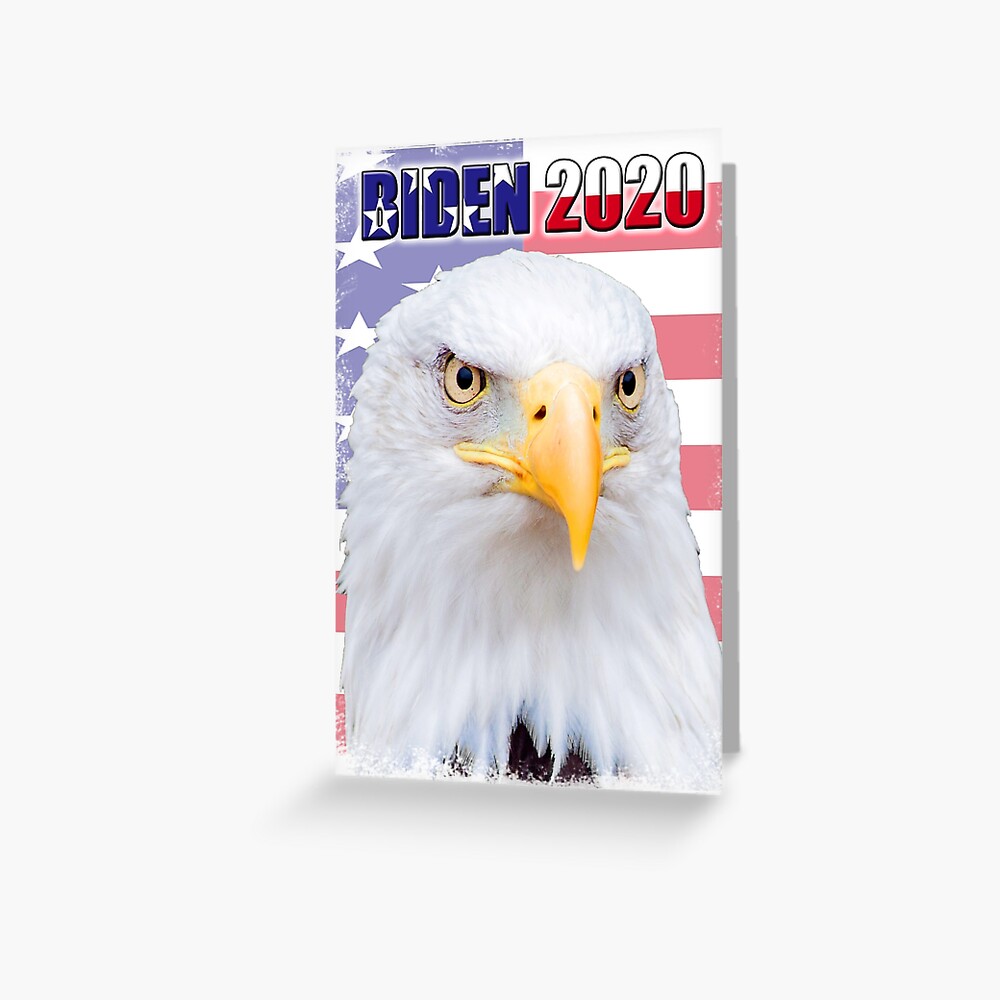 "Bald Eagle with America Flag - Biden 2020 Democratic President ...