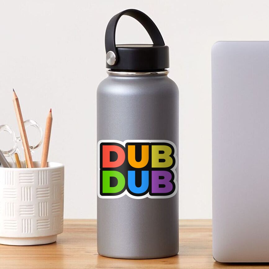 "Dub Dub Logo" Sticker for Sale by MtzArte | Redbubble