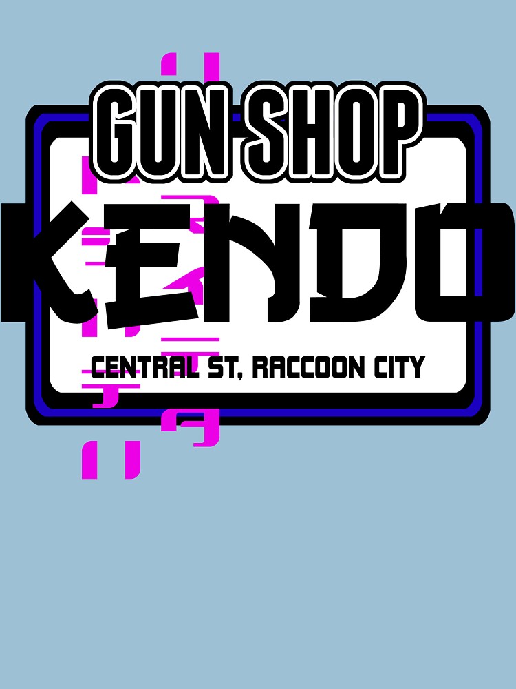 "Kendo Gun Shop, Raccoon City - Resident Evil Tee" T-shirt for Sale by ...