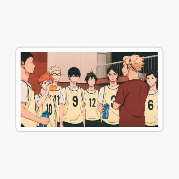 "Haikyuu Karasuno " Sticker for Sale by Valeria- | Redbubble