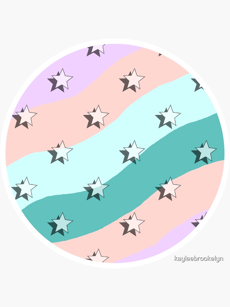 "cute star sticker" Sticker by kayleebrookelyn | Redbubble