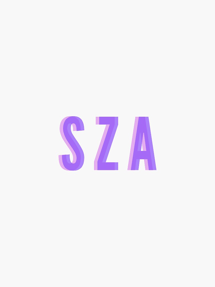 "SZA" Sticker for Sale by hetalp04 | Redbubble