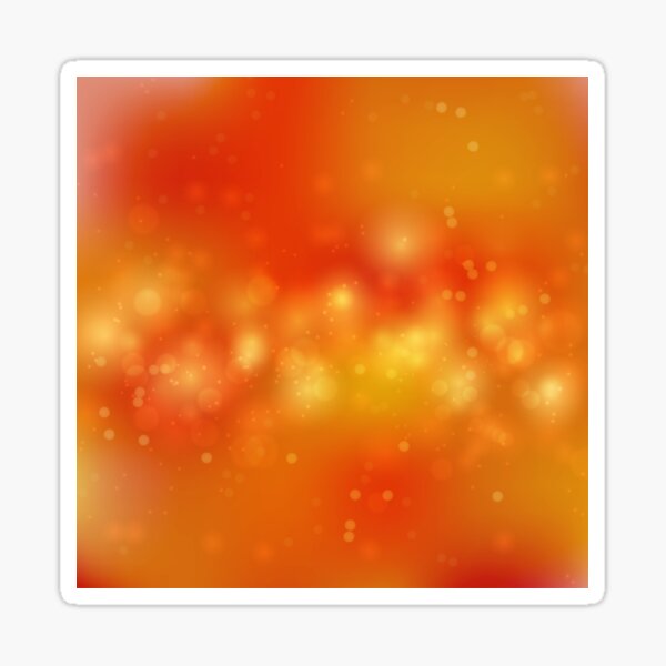 "orange bokeh" Sticker for Sale by balasoiu | Redbubble