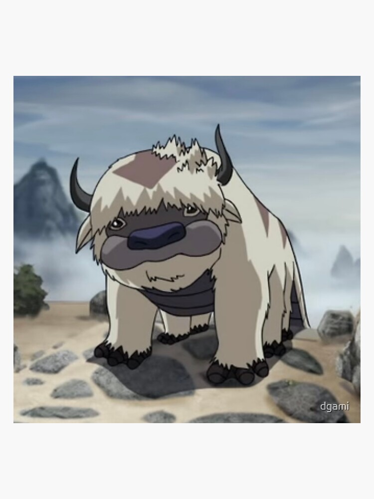 "appa with bed head" Sticker for Sale by dgami | Redbubble