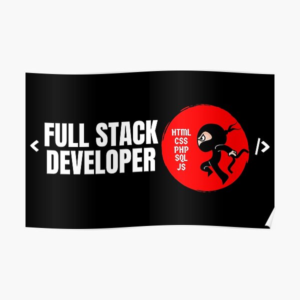 Full Stack Developer Posters | Redbubble