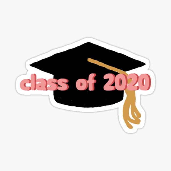 "class of 2020 grad cap sticker" Sticker for Sale by joanapo2311 ...