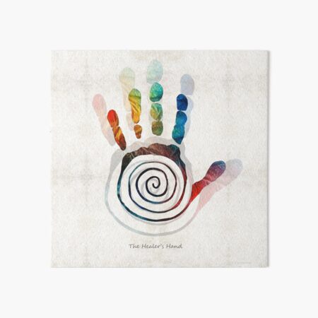 "Native American Healing Hand Symbol - Sharon Cummings" Art Board Print ...