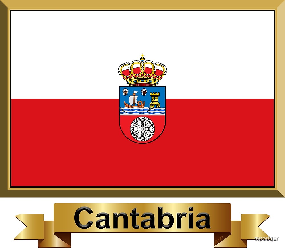 "Cantabria Flag Gifts, Stickers & Products (N)" by mpodger | Redbubble