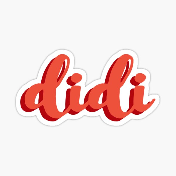 "didi" Sticker by Simplyselin23 | Redbubble